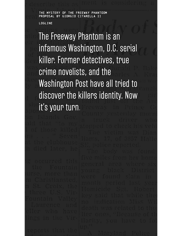 The Mystery of the Freeway Phantom (2022 | giorgiocitarella.com
